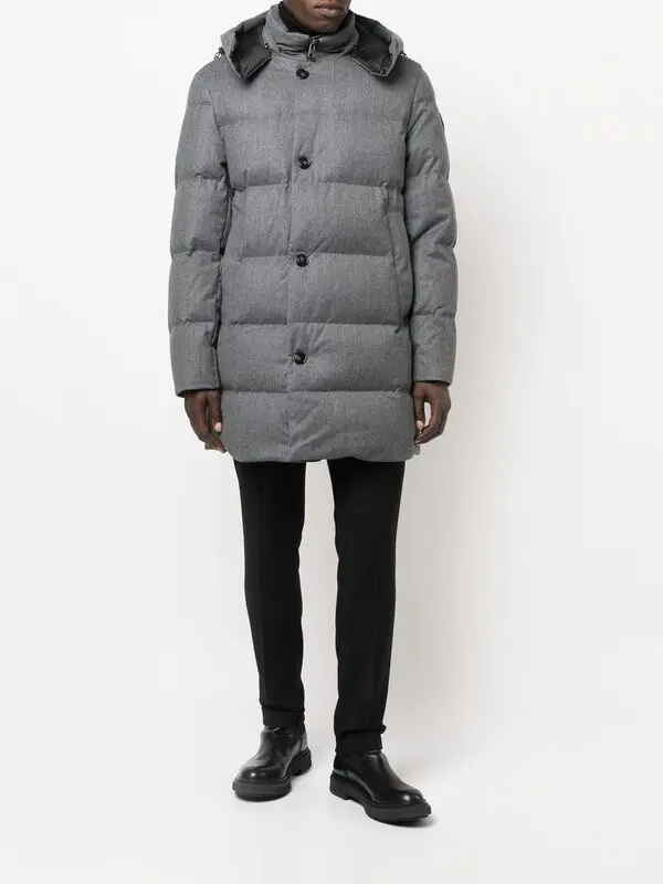 Woolrich Padded Button-down Parka Coat