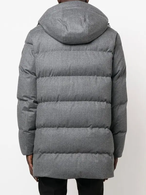 Woolrich Padded Button-down Parka Coat