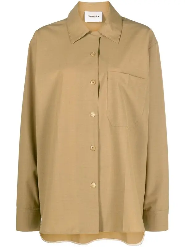 Nanushka Classic-collar Overshirt