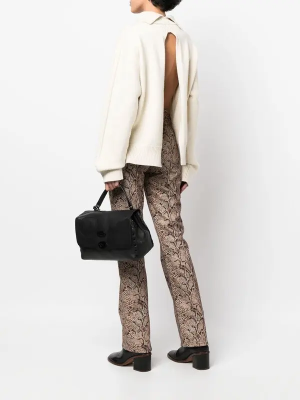ZANELLATO Foldover Top Satchel