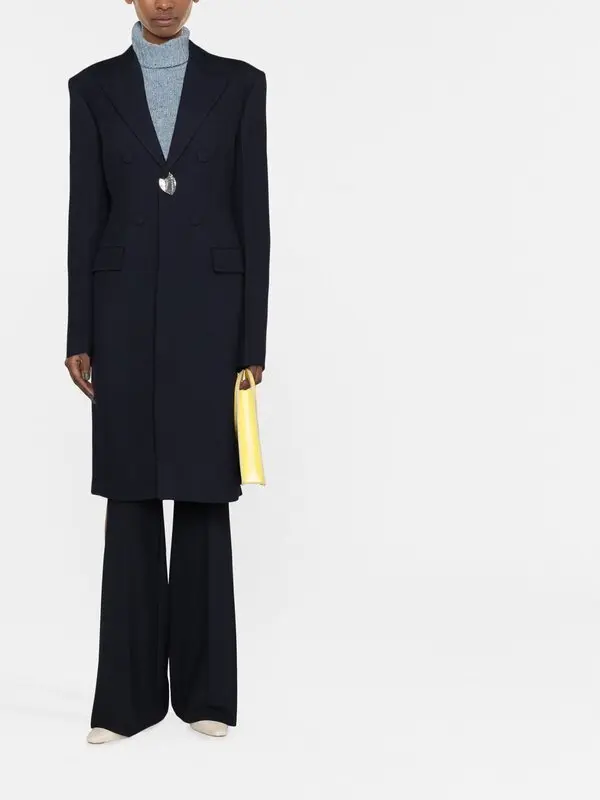 JIL SANDER Single-button Wool Coat