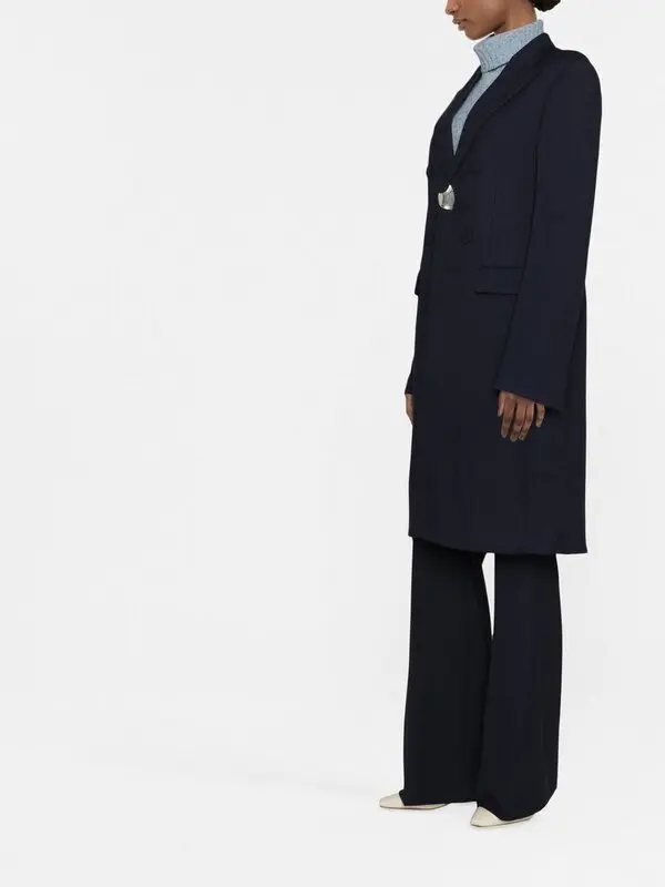 JIL SANDER Single-button Wool Coat