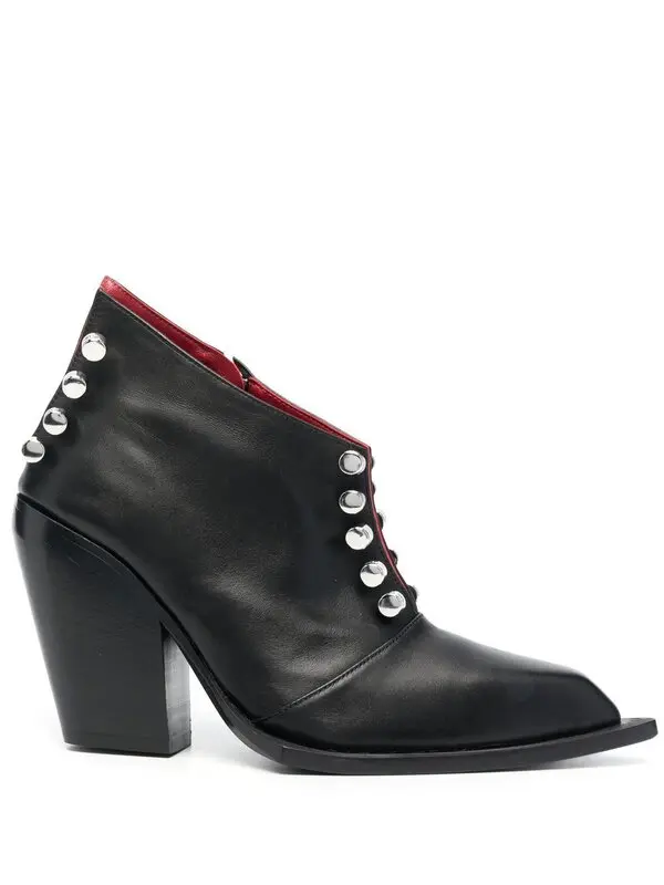 HARDOT Stud-embellished Ankle Boots