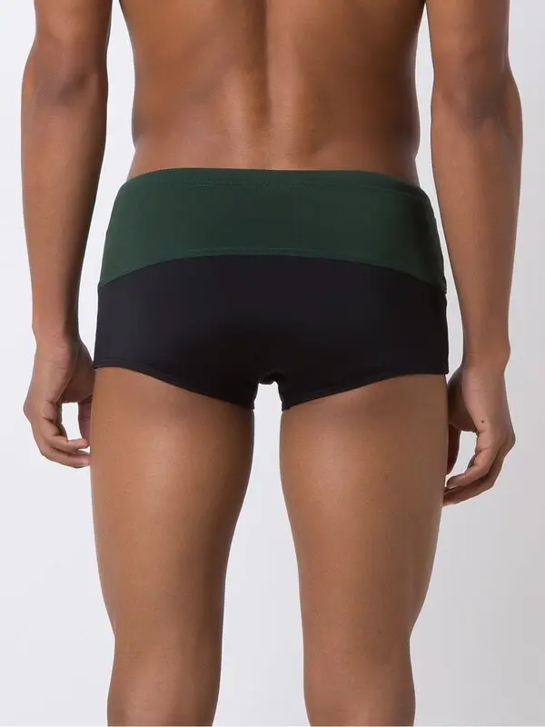 AMIR SLAMA Bicolor Swim Trunks
