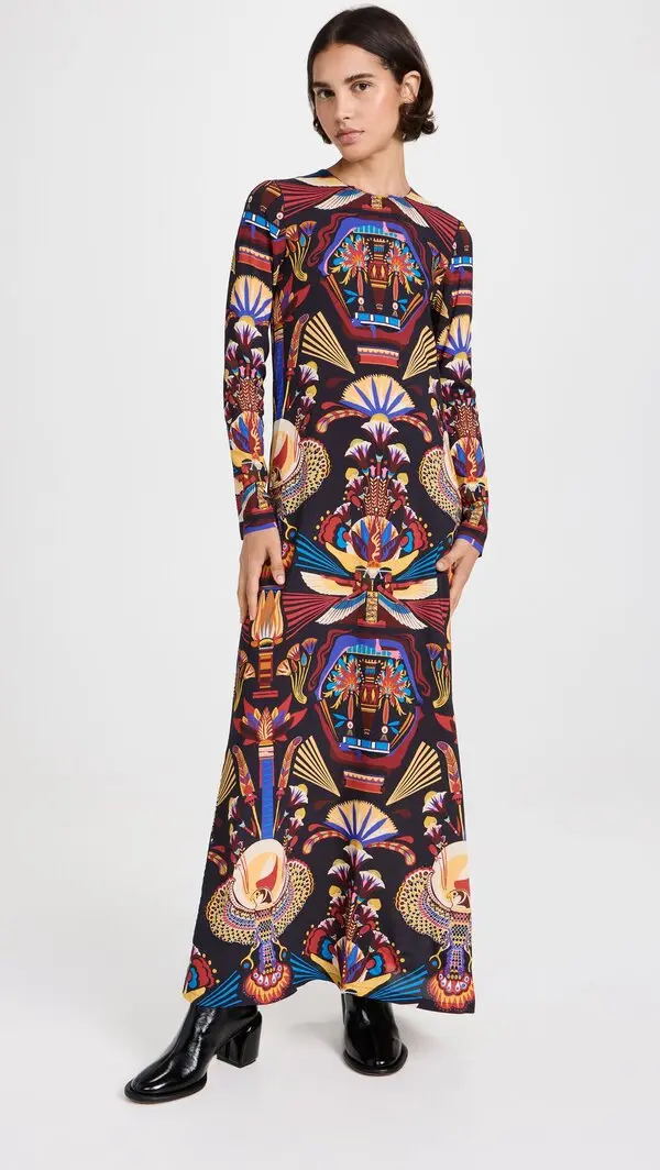 venus halter dress VENUS Deep V Halter Maxi Dress | Navy