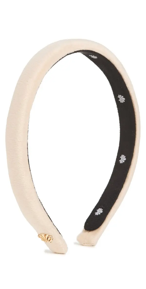Lele Sadoughi Velvet Gigi Headband - Latte