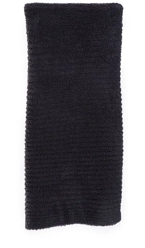 Barefoot Dreams Cozychic Ribbed Throw In Charcoal