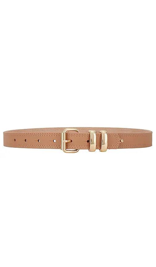 LOVESTRENGTH Classic Leather Belt - Ruby Tan
