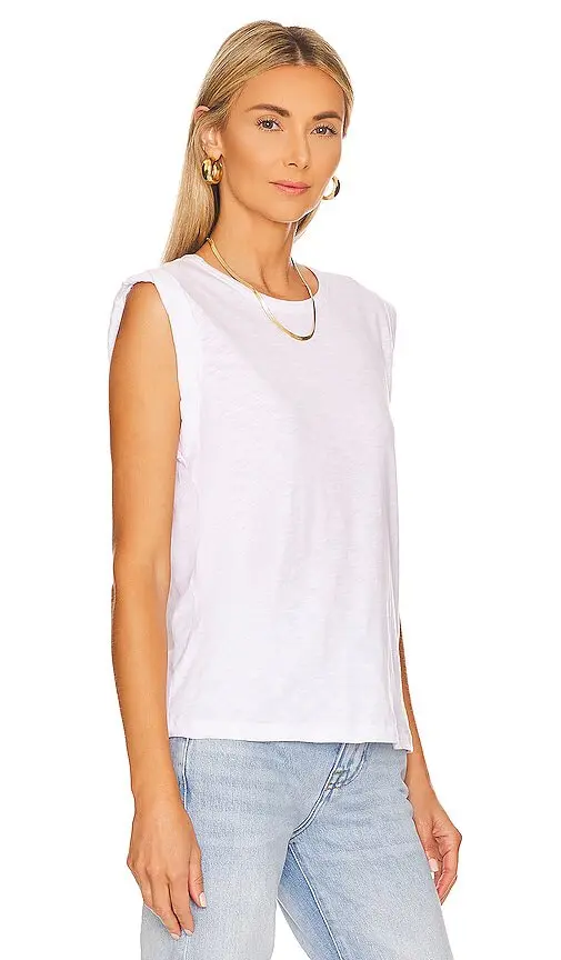 Veronica Beard Dree Muscle Tee - White