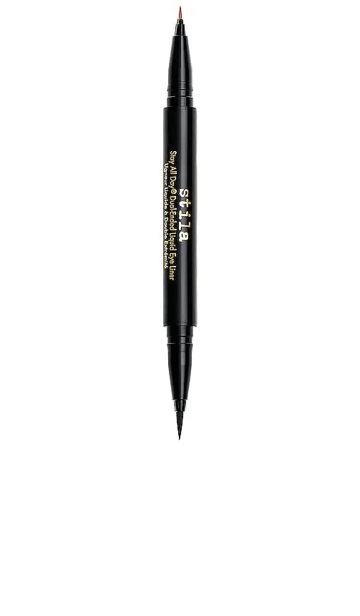 STILA Day Dual-ended Liquid Eye Liner In Tequila Sunrise/intense Black - Tequila Sunrise,intense Black