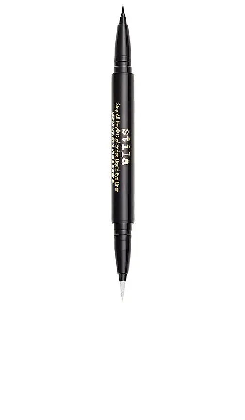 STILA Day Dual-ended Liquid Eye Liner In Intense Black/snow - Intense Black,snow