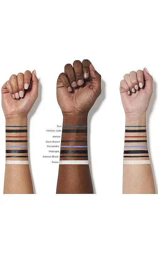 STILA Day Dual-ended Liquid Eye Liner In Intense Black/snow