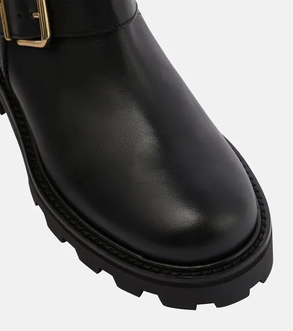 JIMMY CHOO Youth Ii Leather Ankle Boots