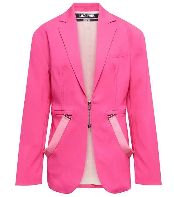 Jacquemus La Veste Filu Belted Wool Blazer