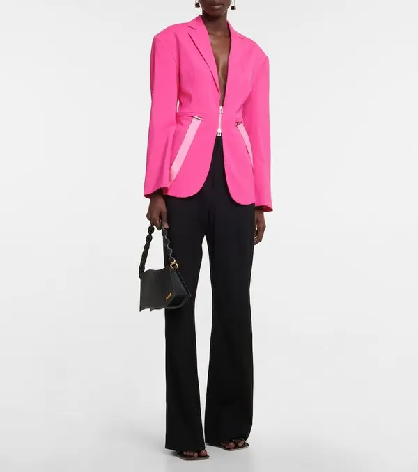 Jacquemus La Veste Filu Belted Wool Blazer