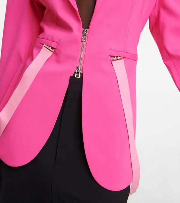Jacquemus La Veste Filu Belted Wool Blazer