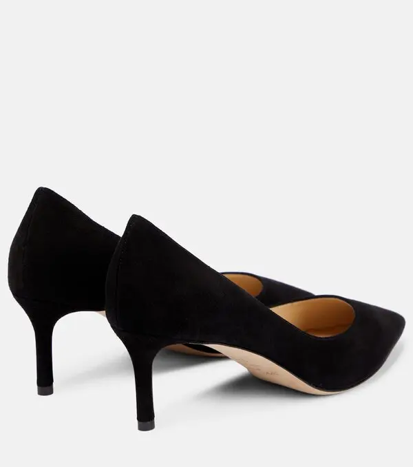 JIMMY CHOO Romy 60 Suede Pumps - Black