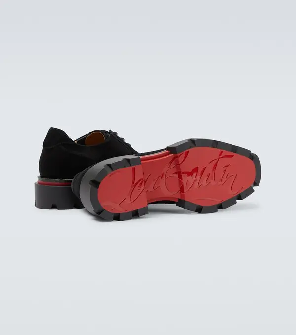 Christian Louboutin Our Georges L Suede Brogues - Black  display picture 1