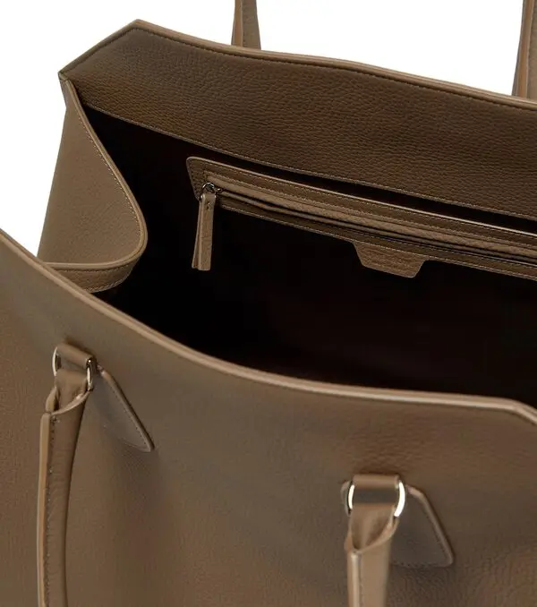 THE ROW Geo Margaux Large Leather Tote Bag