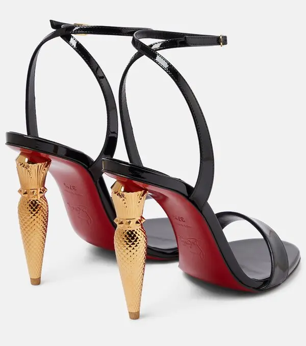 CHRISTIAN LOUBOUTIN Lipqueen 100 Patent Leather Sandals