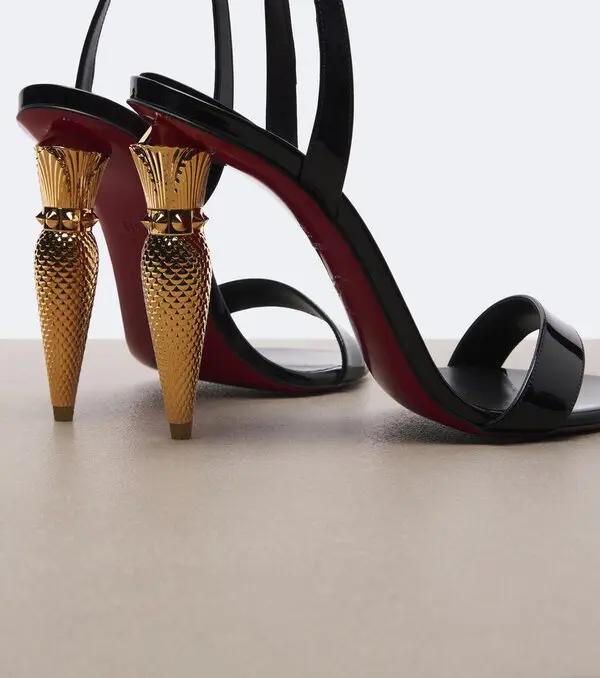 CHRISTIAN LOUBOUTIN Lipqueen 100 Patent Leather Sandals