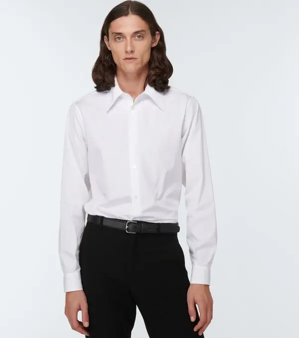 THE ROW Classic Leather Belt - Black