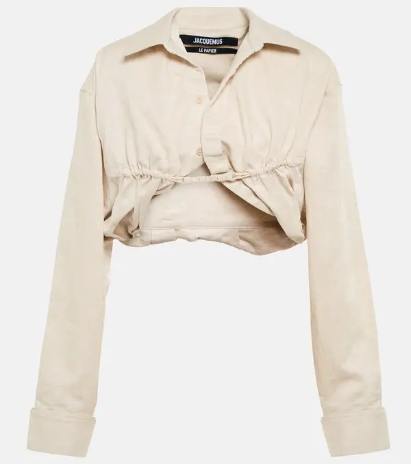 Jacquemus La Chemise Machou Shirt - Beige