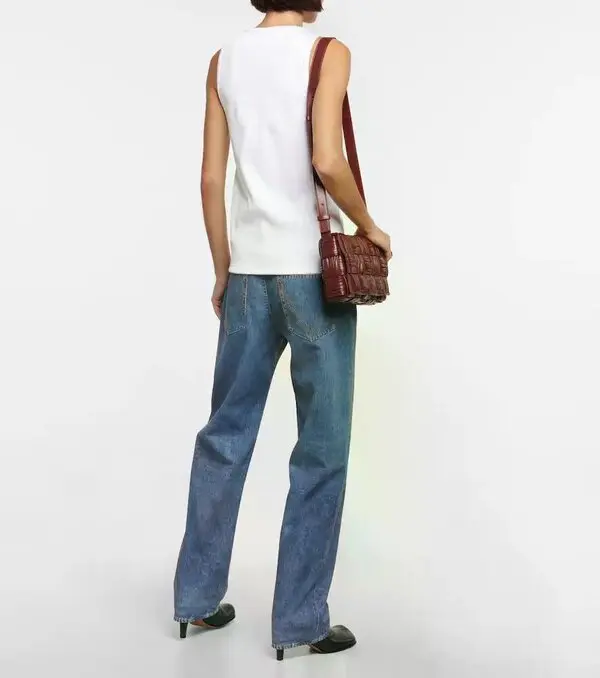 Bottega Veneta Cotton-blend Tank Top - White