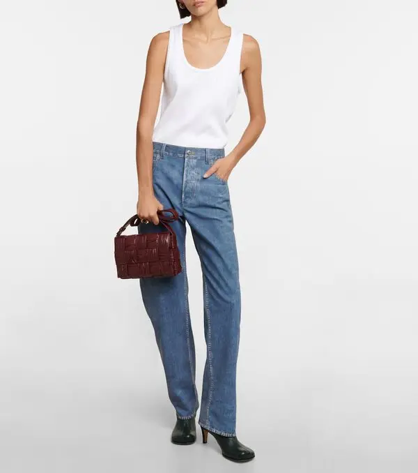 Bottega Veneta Cotton-blend Tank Top - White
