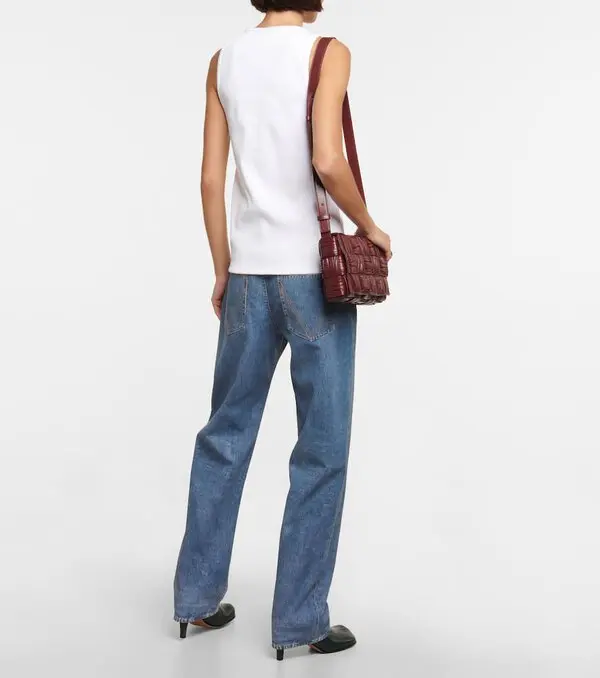Bottega Veneta Cotton-blend Tank Top - White