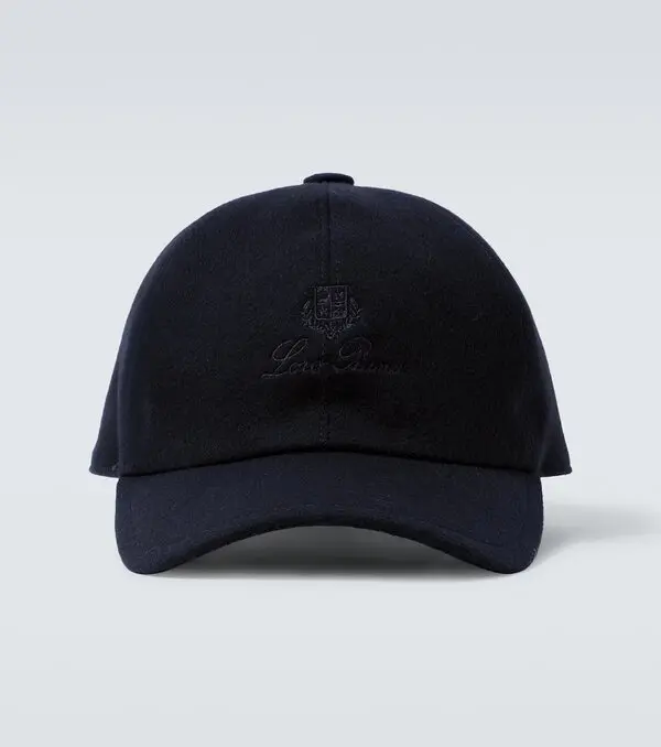 Loro Piana Cashmere Baseball Cap - Blue