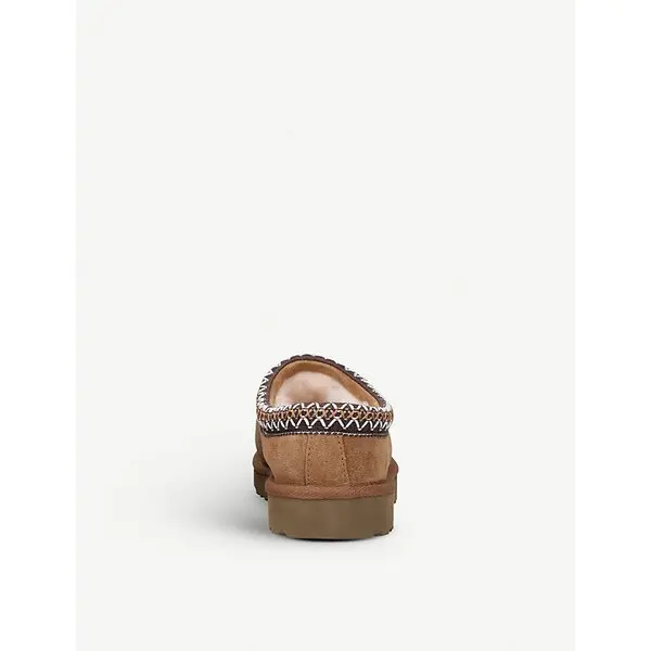 UGG Tasman Shearling-lined Suede Slippers - Brown