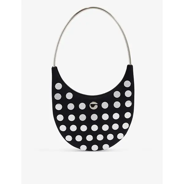 Coperni Ring Swipe Mirrored Leather Shoulder Bag