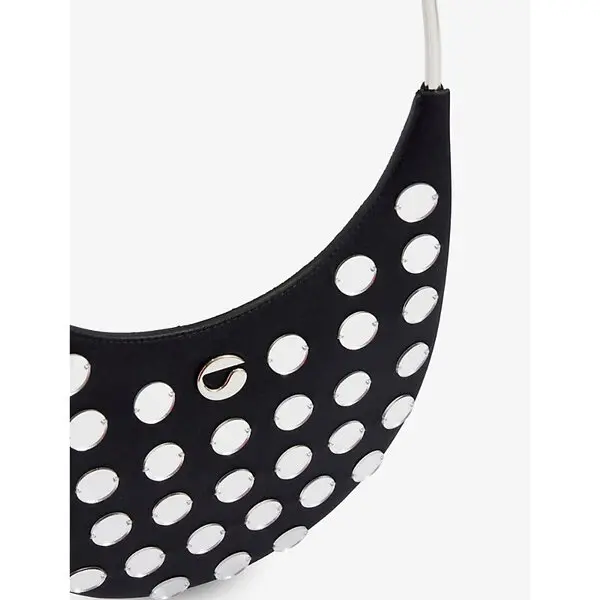 Coperni Ring Swipe Mirrored Leather Shoulder Bag