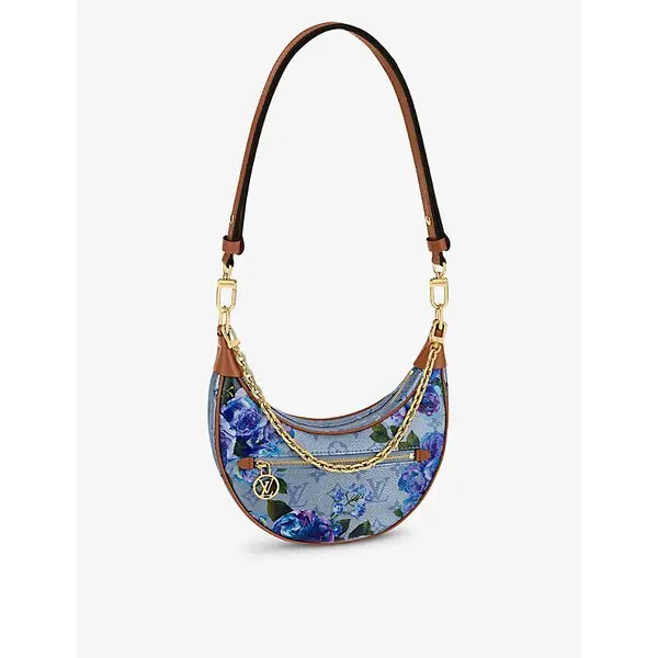 LOUIS VUITTON Loop Floral-print Coated Canvas Shoulder Bag