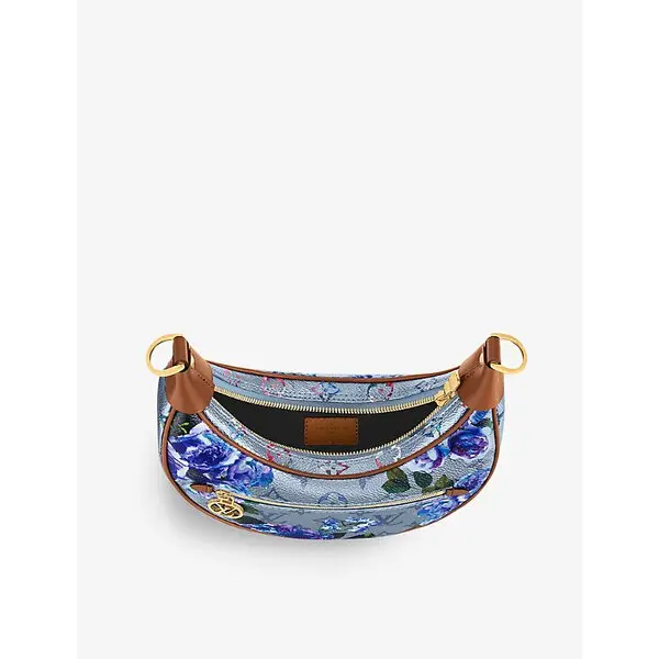 LOUIS VUITTON Loop Floral-print Coated Canvas Shoulder Bag