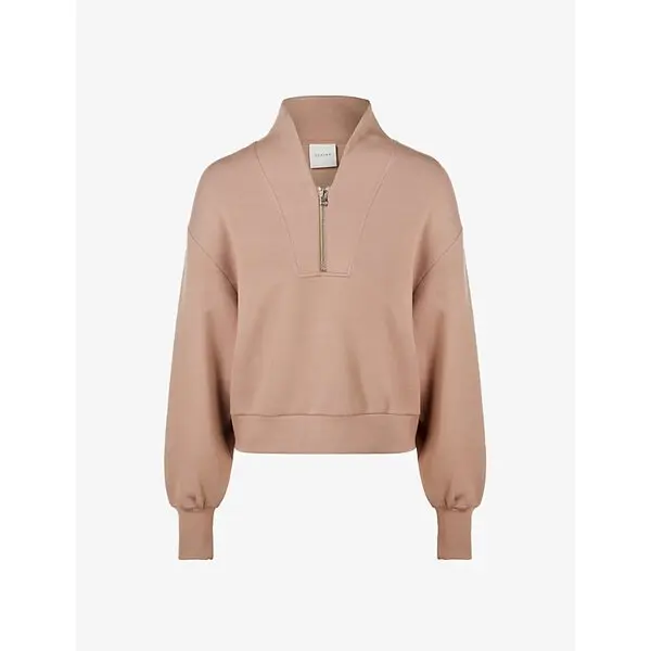 Varley Davidson High-neck Stretch-woven Sweatshirt