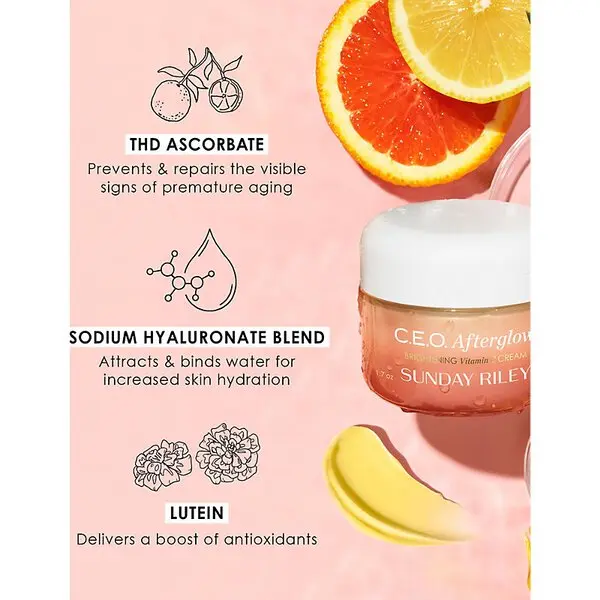 Sunday Riley C.e.o. Afterglow Brightening Vitamin C Cream - One-color
