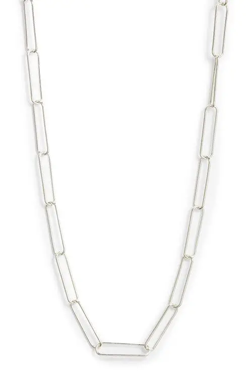 Natalie Joy Paper Clip Link Chain Necklace