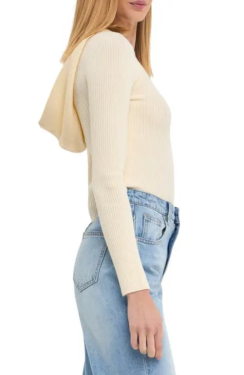 Endless Rose Fitted Ribbed Hoodie