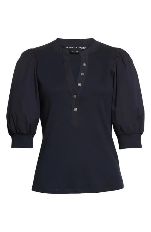 Veronica Beard Coralee Blouse - Navy