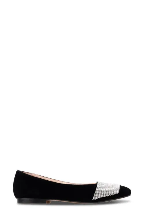 PATRICIA GREEN Milan Embellished Ballet Flat - Black