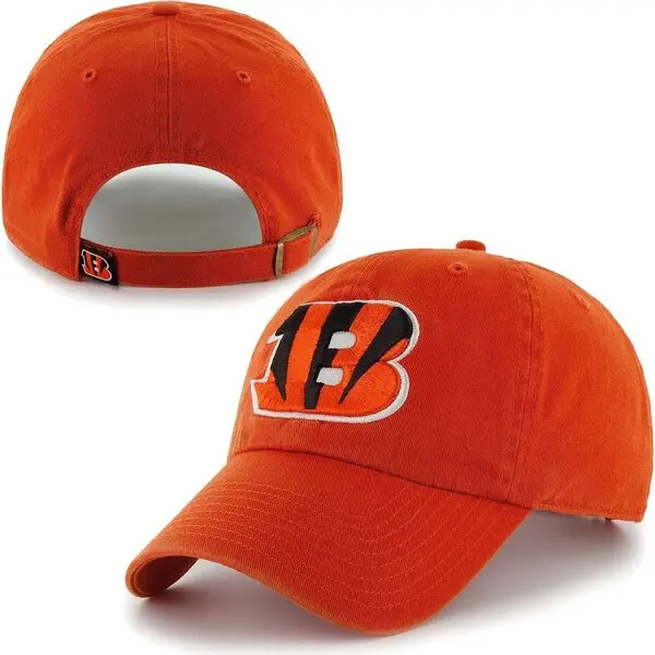 '47 Cincinnati Bengals Brand Cleanup Adjustable Hat - Orange