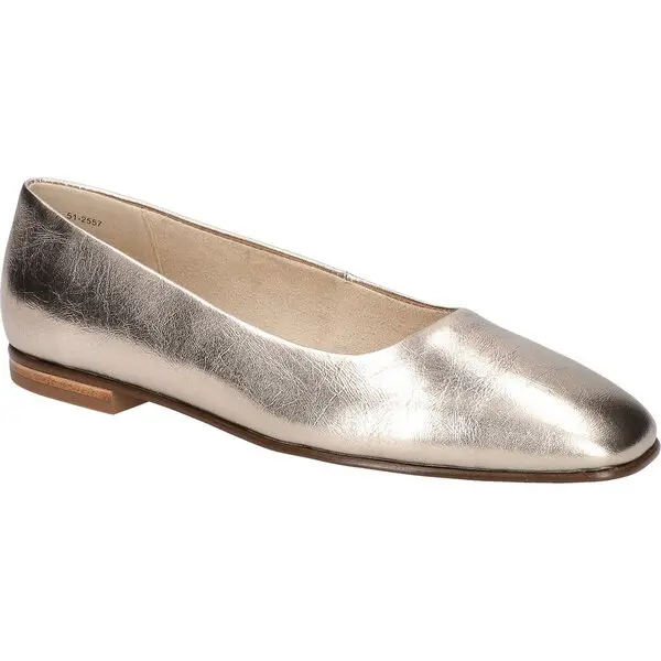 BELLA VITA Kimiko Flat - Champagne Leather