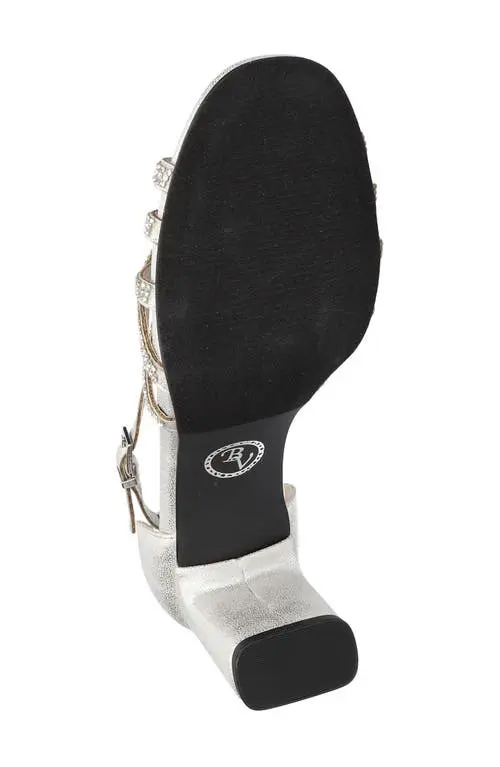 BELLA VITA Aliette Sandal - Silver Metallic