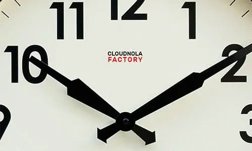 CLOUDNOLA Factory Wall Clock