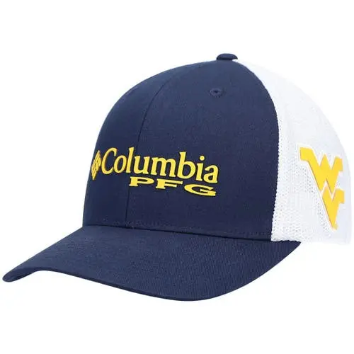 Columbia West Virginia Mountaineers Pfg Snapback Adjustable Hat