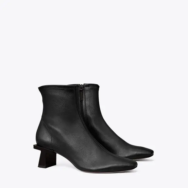 Tory Burch Block T Heel Ankle Boot