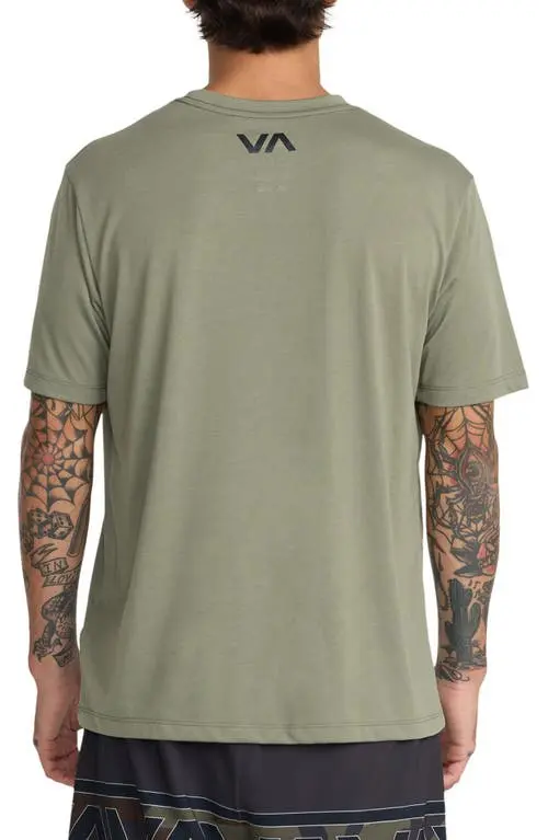 Rvca Icon Performance T-shirt - Army
