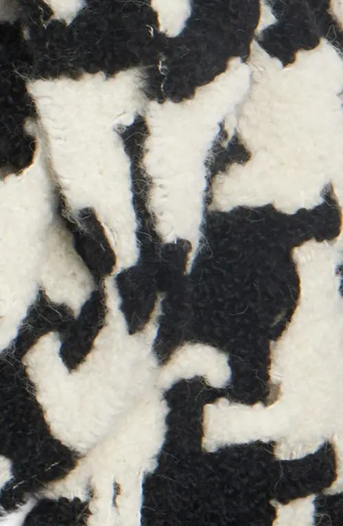 Acne Studios Houndstooth Check Alpaca Blend Scarf